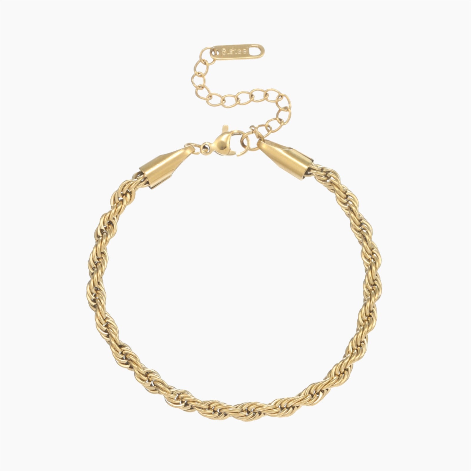 Rope Chain Bracelet - 4mm | DORADO